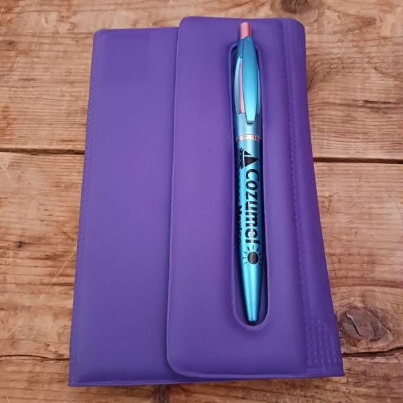 Vintage | Office | Vintage 200 Purple Velcro Planner With Address Book ...